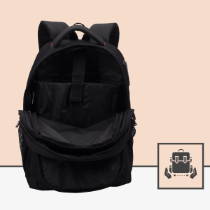 Buy Leeds 33L Black Laptop Backpack Bag Manufacturer